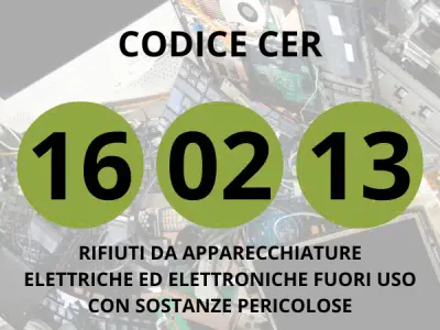 Codice CER 160213: Guida Rifiuti Apparecchiature Fuori Uso